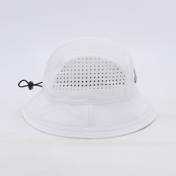 White Running Bucket Hat